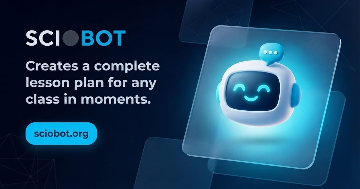 ScioBot — AI assistant for teachers | lesson plans